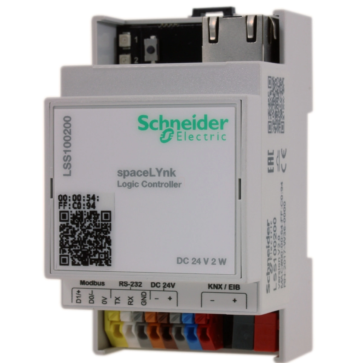 Schneider Electric SpaceLYnk - LSS100200 - KNX Modbus IP logikai vezérlő